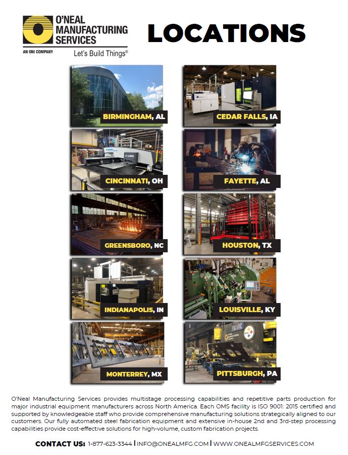 O'Neal Manufacturing Services: Birmingham, AL 35242