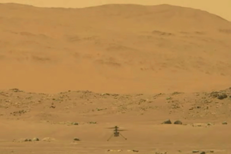 NASA Helicopter Makes First Flight on Mars