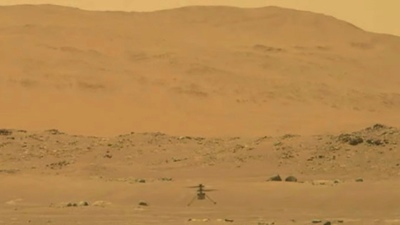 NASA Helicopter Makes First Flight on Mars
