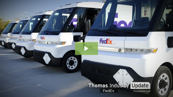 FedEx Receives First Shipment of All-electric Delivery Vehicles