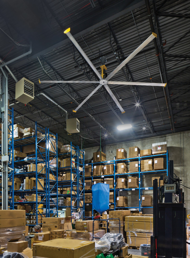 AMCA Study Reveals Impact of Warehouse Ceiling Fans on COVID-19 Exposure