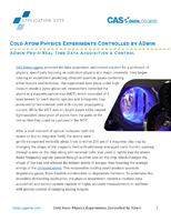 Cold Atom Physics Experiments Controlled by ADwin