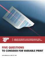 5 Questions for Variable Print
