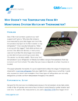 Why Doesn't the Temperature From My Monitoring System Match My Thermometer?