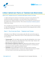 6 Most Important Parts of Temperature Monitoring