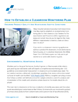 How to Establish A Cleanroom Monitoring Plan