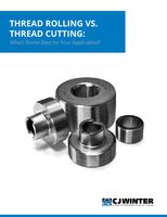 Thread Rolling vs. Thread Cutting