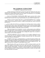 Multi-Phase Extraction