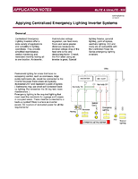Applying Centralized Emergency Lighting Inverter Systems