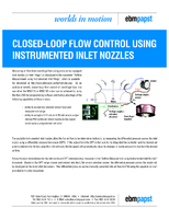 Closed-Loop Flow Control Using Instrumented Inlet Nozzles