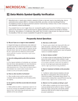 Data Matrix Symbol Quality Verification
